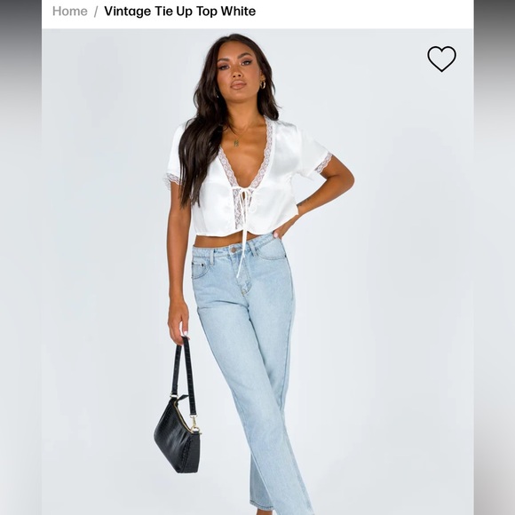 Tops | Princess Polly Tie Up Top | Poshmark